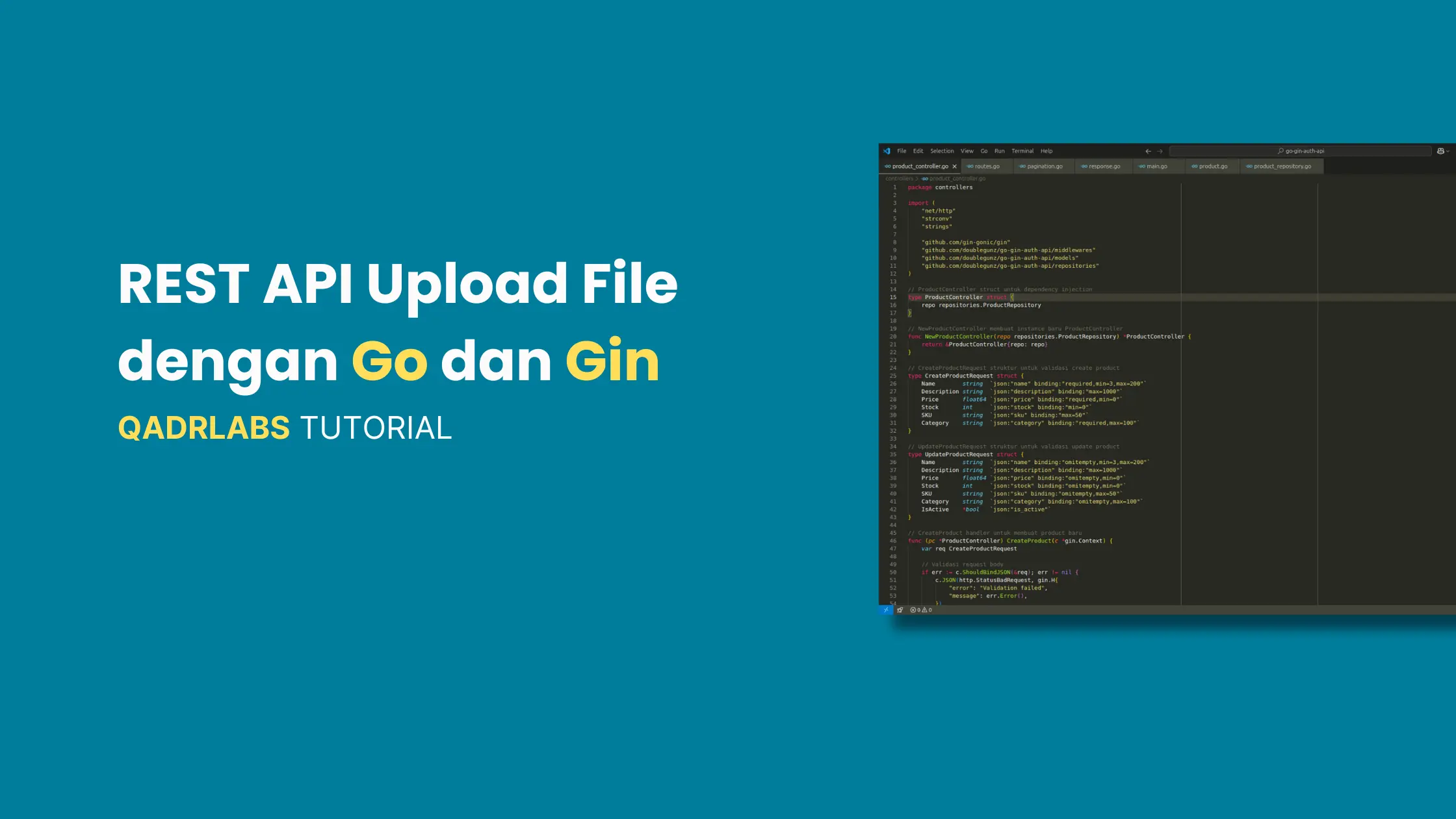 REST API Upload File dengan Go dan Gin